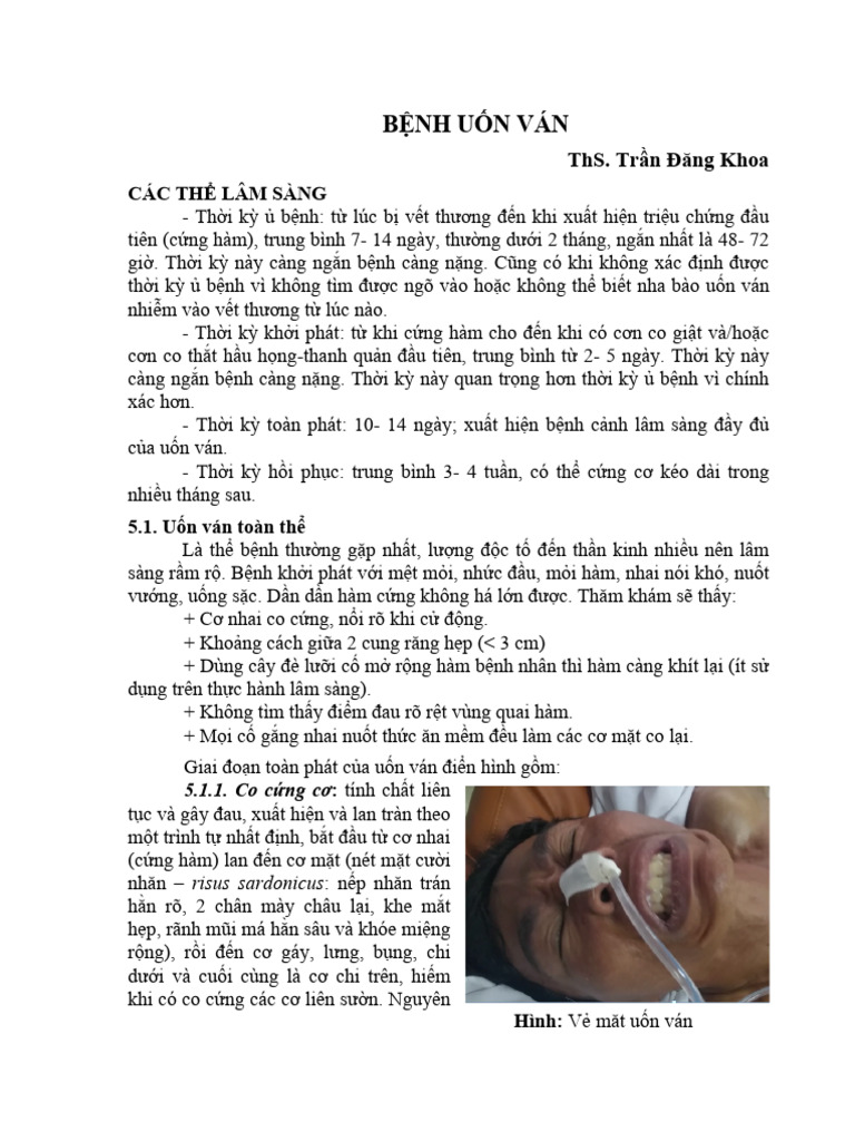 12 Handout Benh Uon Van | PDF