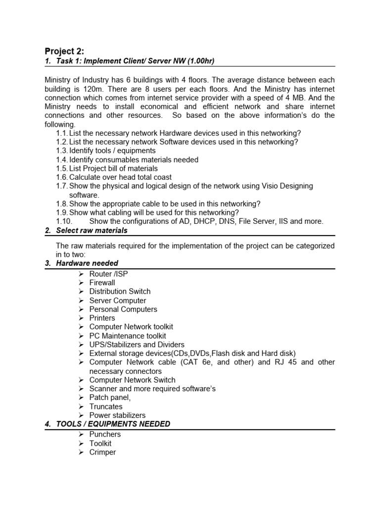 Project 2 | PDF | Computer Network | Windows Xp
