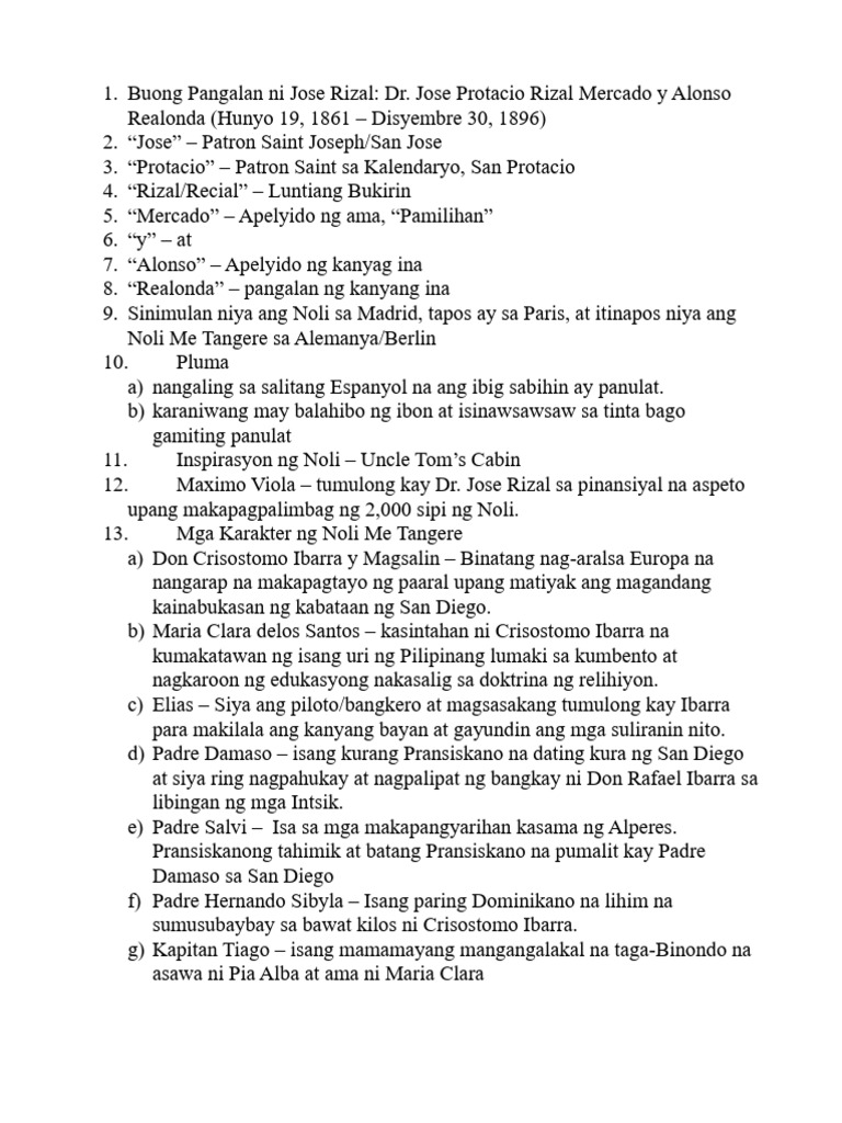 Filipino Reviewers (Updated) | PDF