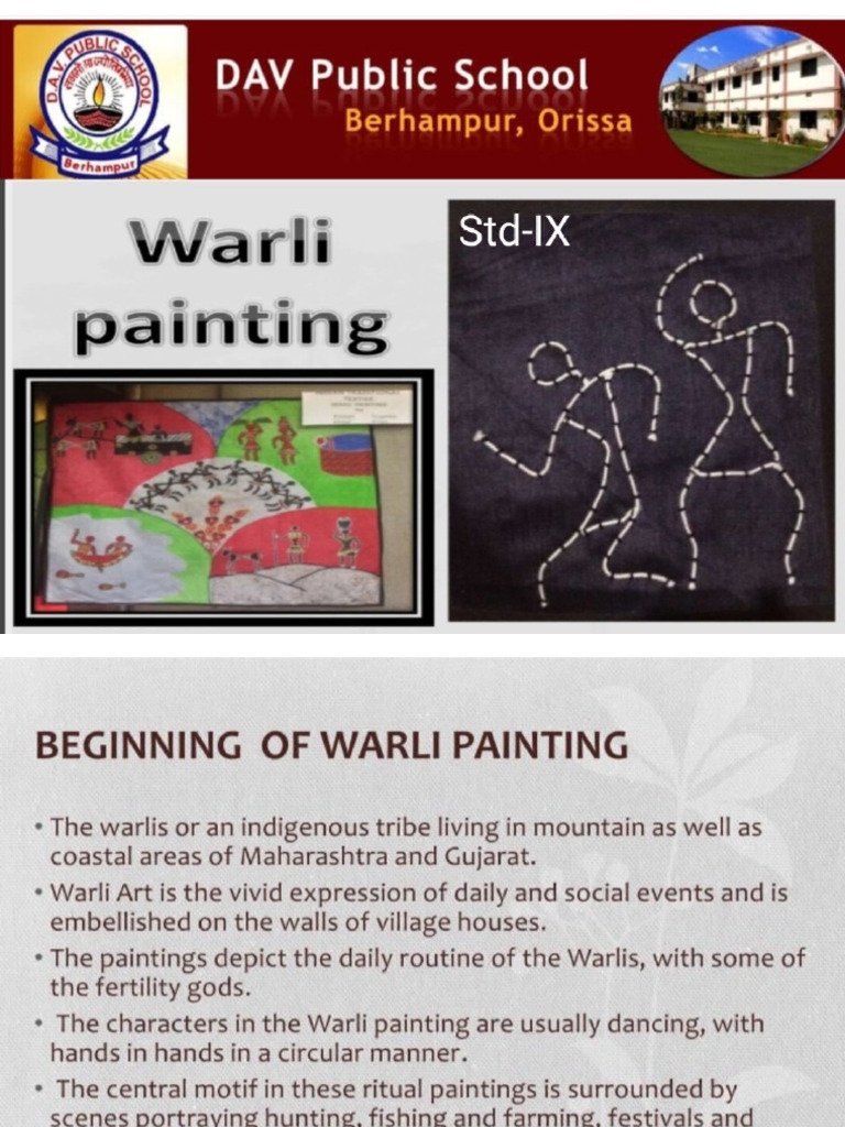 Warli Painting PPT (1) 9th.. | PDF