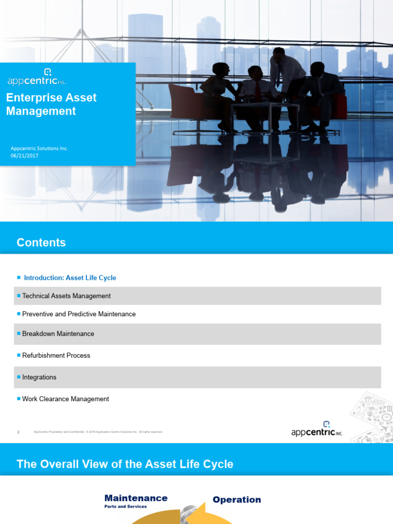 EAM OVERVIEW (1) | PDF | Product Lifecycle | Life Cycle Assessment