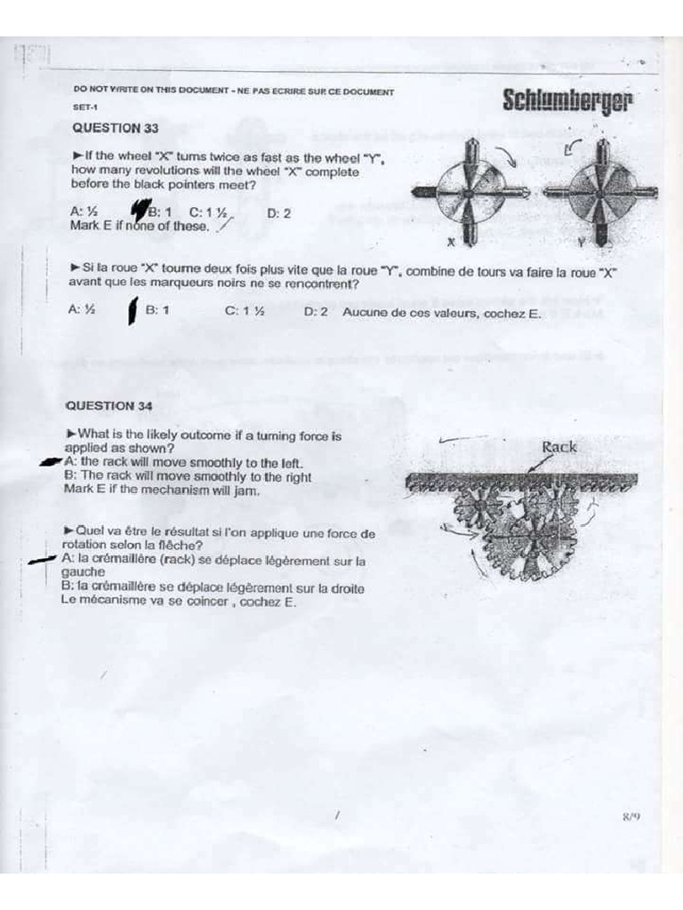 Schlumberger Test 7 | PDF