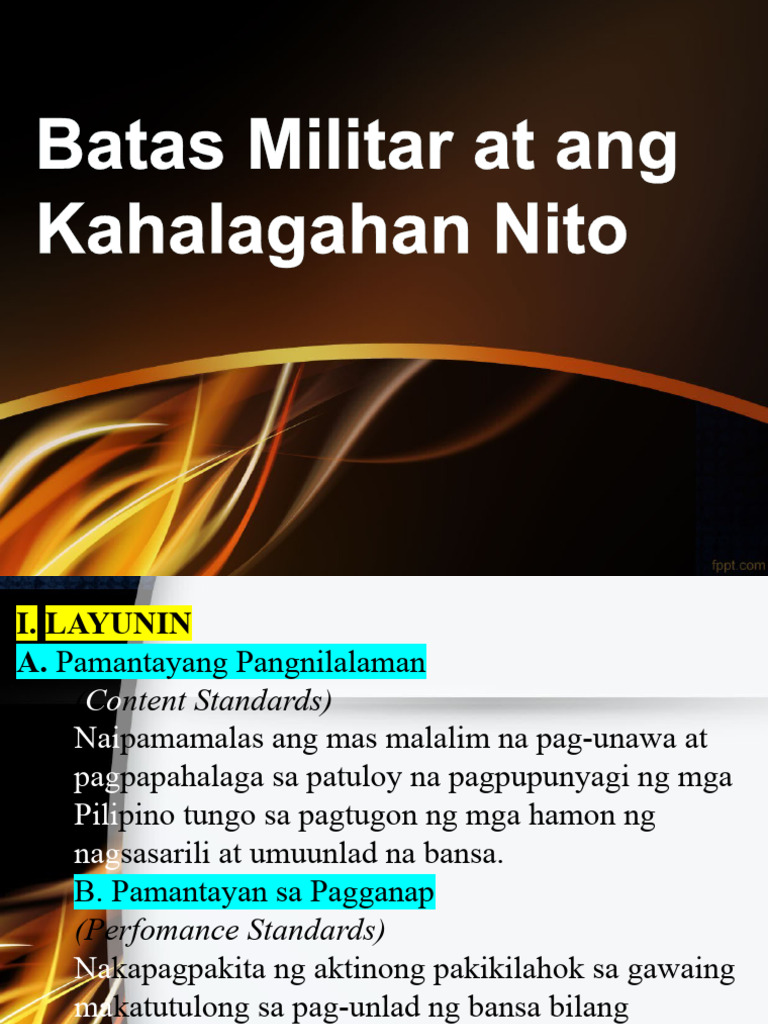 AP 6 PPT Q4 - Batas Militar at Ang Kahalagahan Nito | PDF