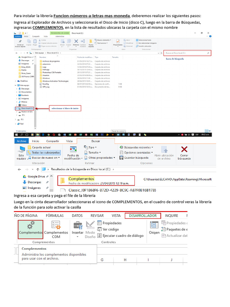 Para Instalar La Librería Funcion | PDF
