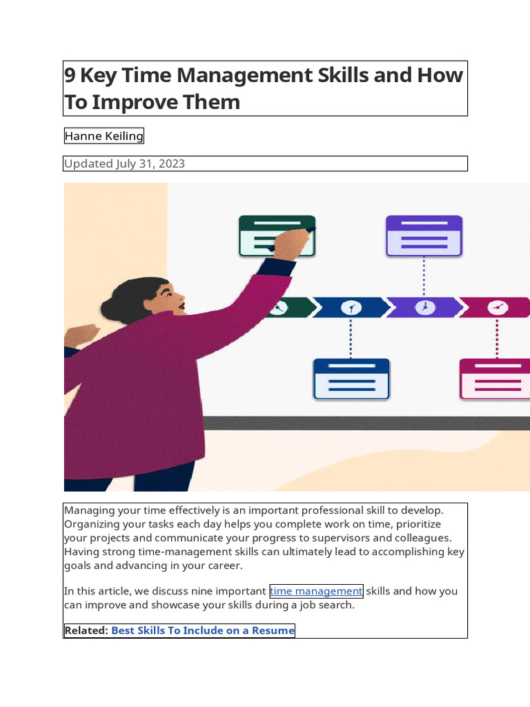 Time Management Tips For Effectively Juggle Between Studies and Work ...