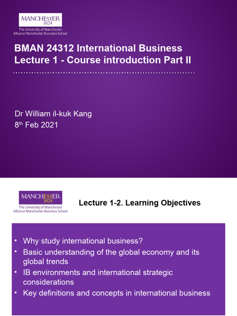 IB Lecture 1 Introduction To IB - Part 2 | PDF | Globalization ... IB Lecture 1 Introduction To IB - Part 2 | PDF | Globalization ...