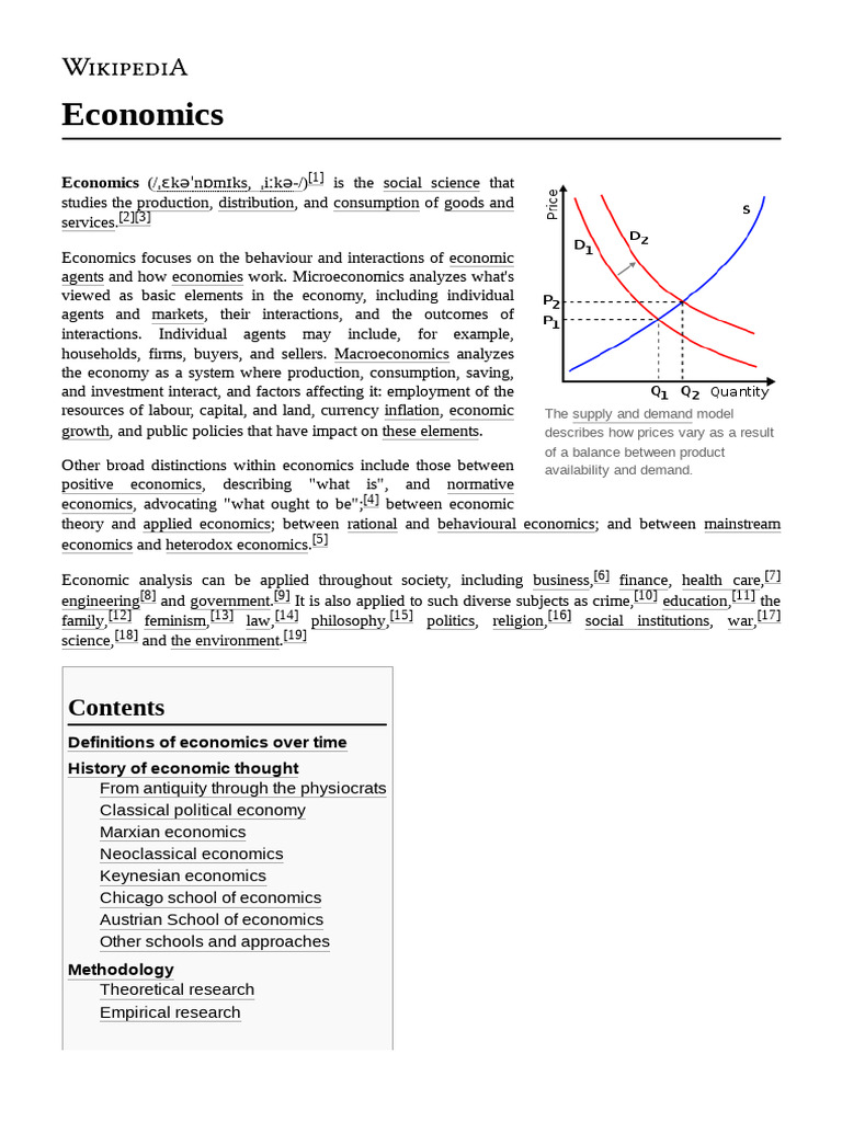 Economics | PDF | Economics | Neoclassical Economics