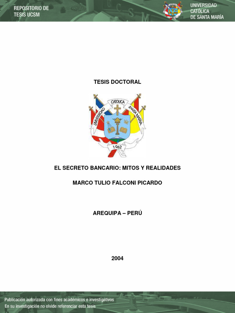 Secreto Bancario | PDF | Bancos | Secreto bancario