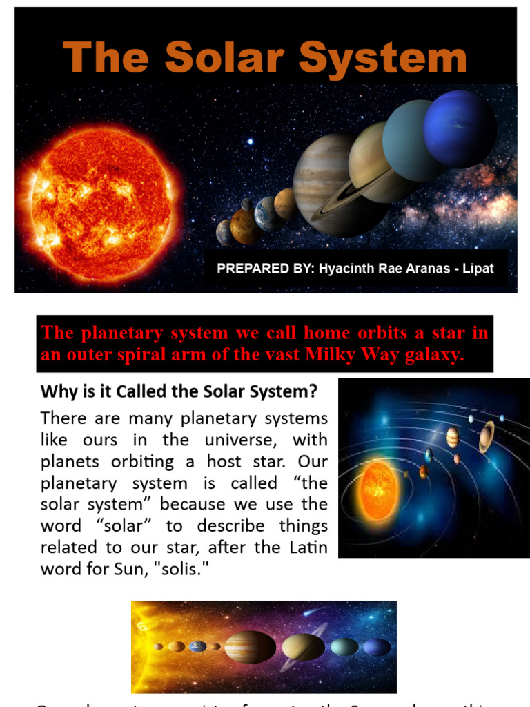 Overview of the Solar System Planets | PDF | Planets | Solar System