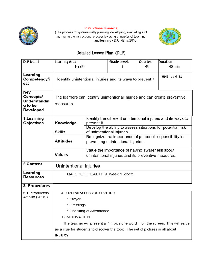 Lesson Plan COT Health | PDF | Chemical Bond | Ionic Bonding