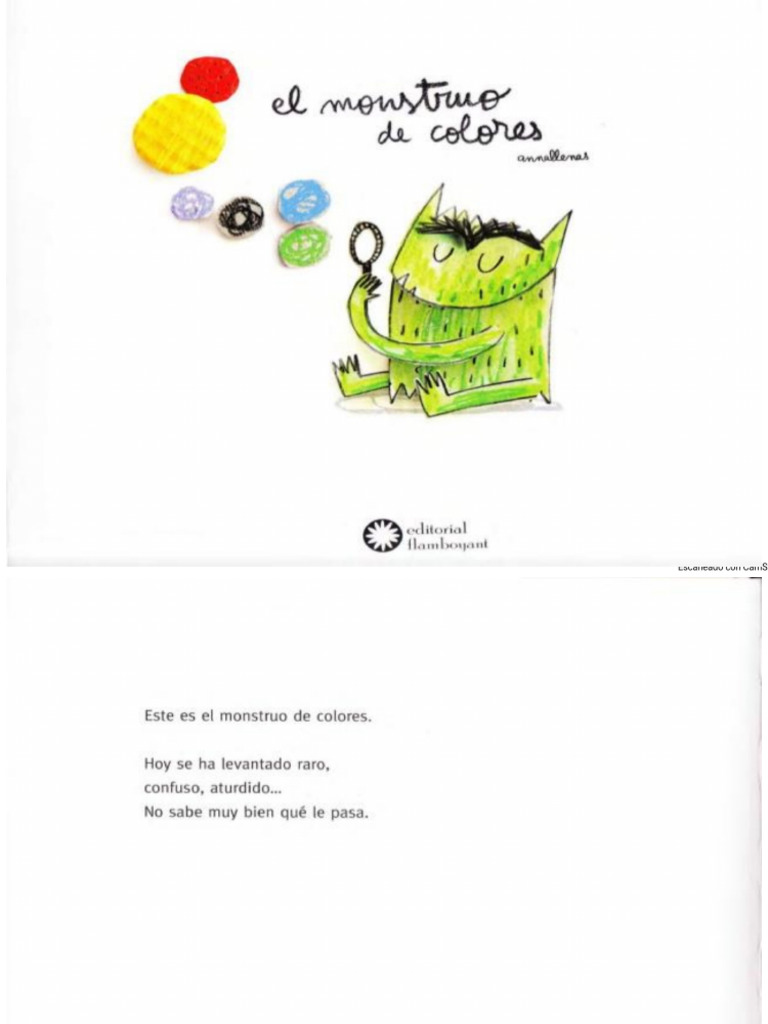 El Monstruo de Colores de Anna Llenas | PDF