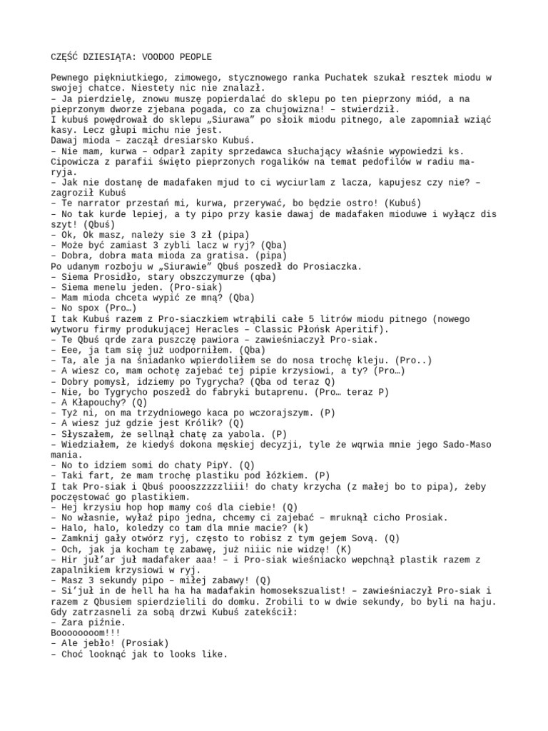 10 Voodoo People | PDF