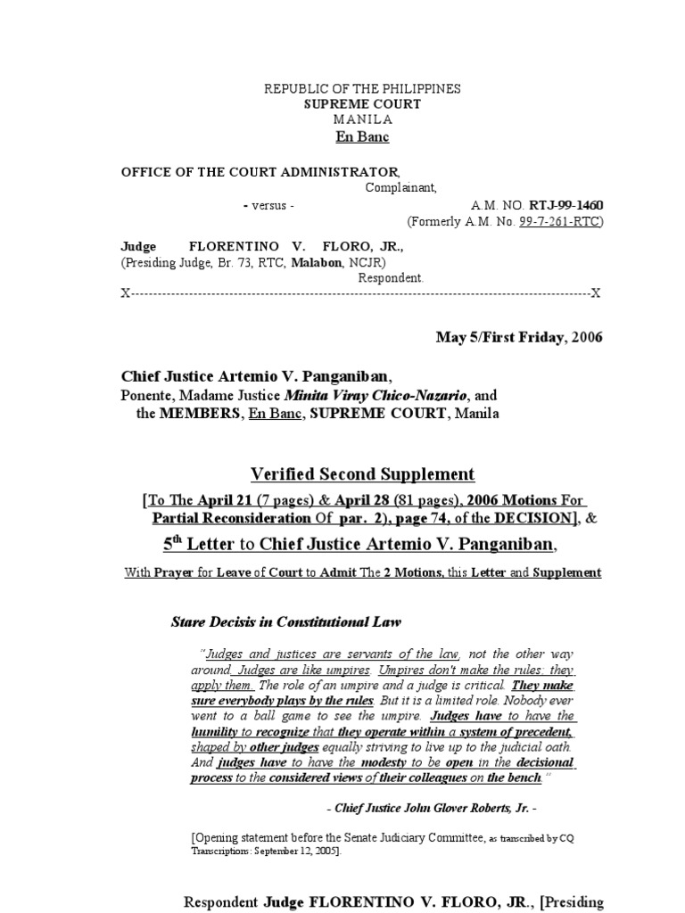 Second Supplement | PDF | Precedent | Judiciaries