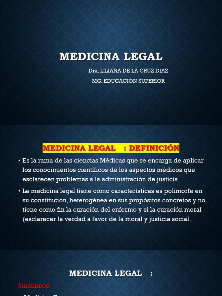 Medicina Legal: Guía Completa | PDF | Testigo experto | Jurisprudencia ...