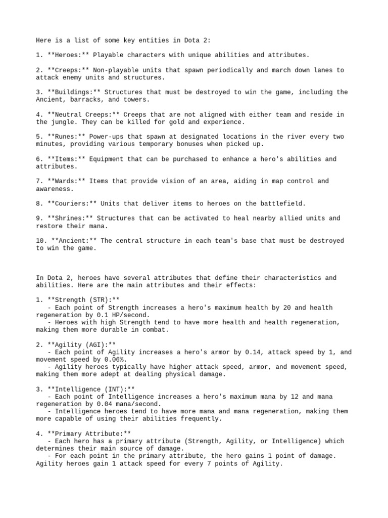 Dota 2 | PDF | Gaming | Video Game Gameplay