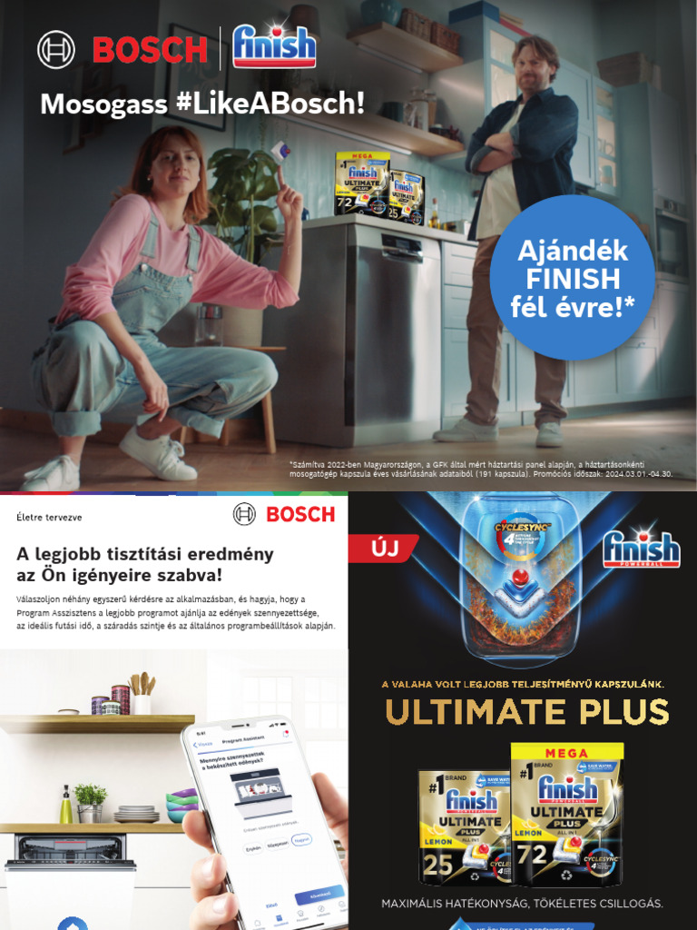 Bosch 2024 Mosogatogep Finish Promo A5 Fin | PDF