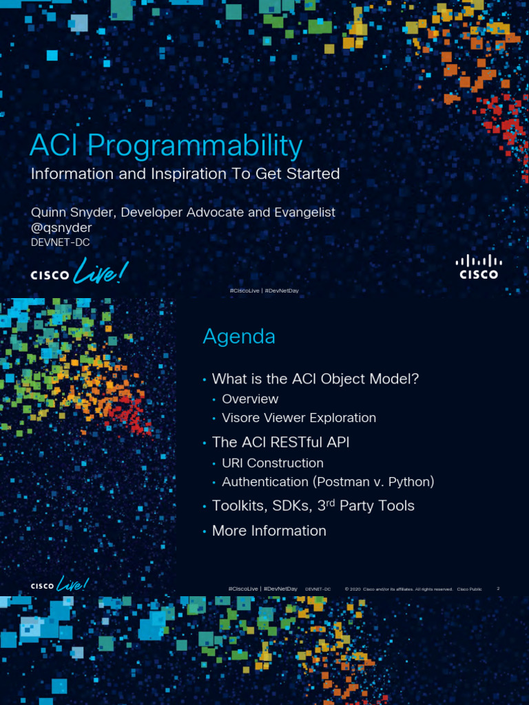 ACI API Guide for Developers | PDF | Http Cookie | Json