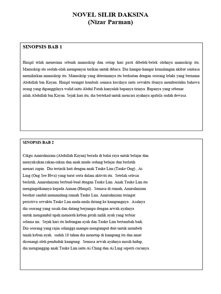 Novel Silir Daksina | PDF