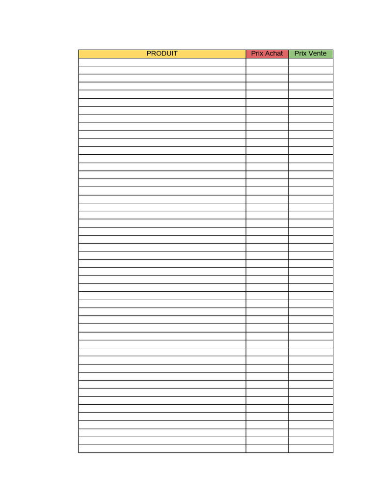 Tableur Resell by Vinted PLUG-1 | PDF