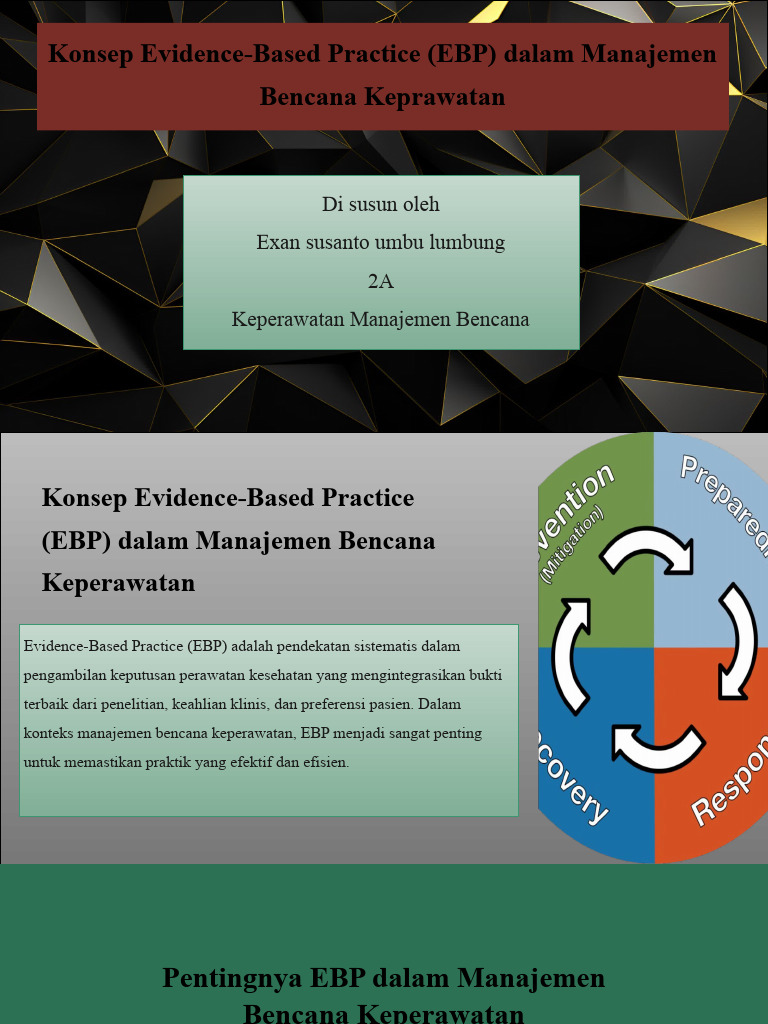 Manajemen Bencana Konsep-Evidence-Based-Practice-EBP-dalam-Manajemen-Bencana-Keperawatan | PDF