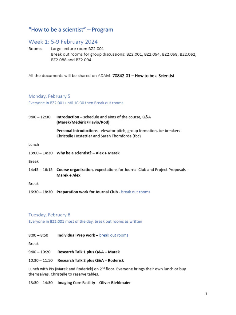 2024 Detailed - Schedule v4 | PDF