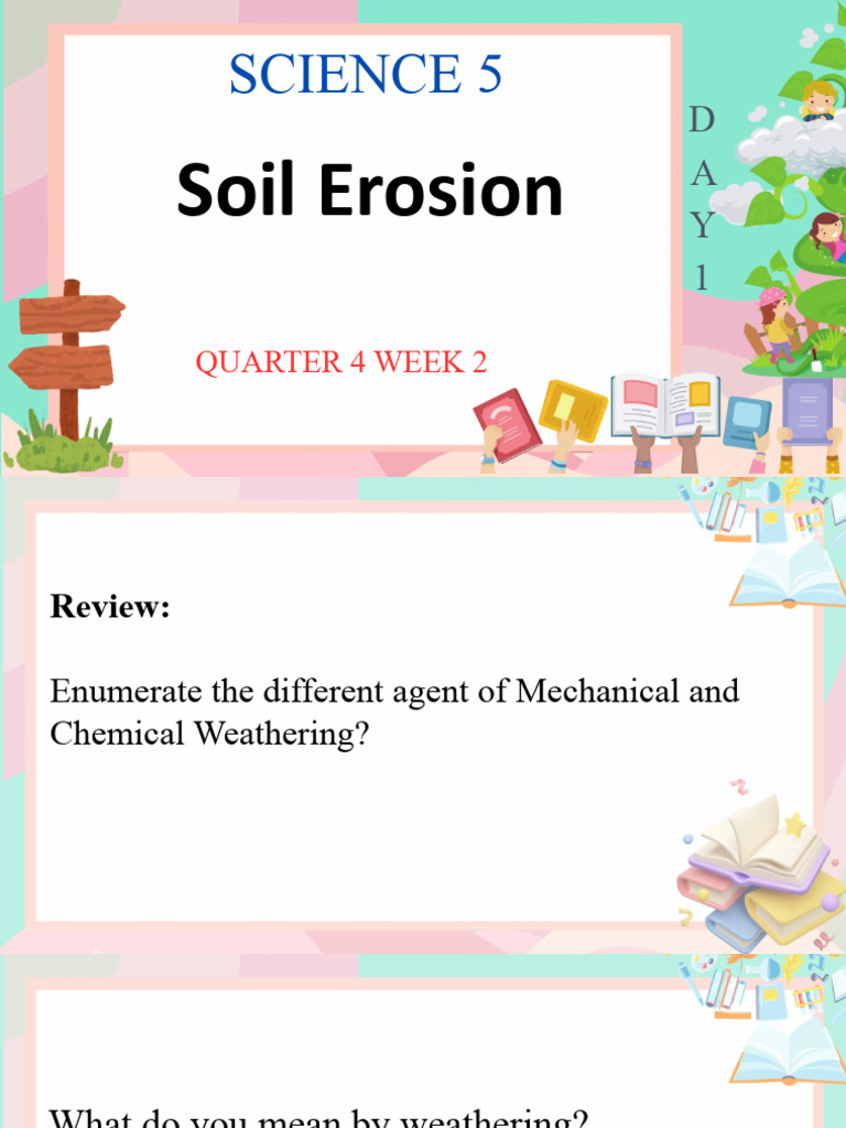 Q4 W2 SCIENCE 5ppt | PDF | Erosion | Rock (Geology)