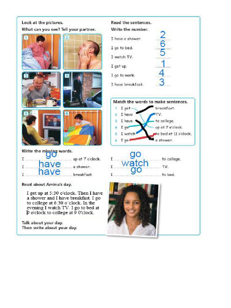 Homework Daily Routine | PDF