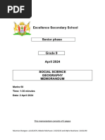 GRADE 8 TERM 1 Geography Test | PDF | Earth | Astronomy