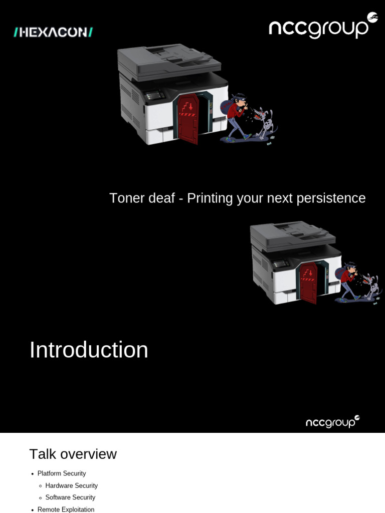 Toner Deaf Hexacon 2022 Release | PDF | File System | Booting