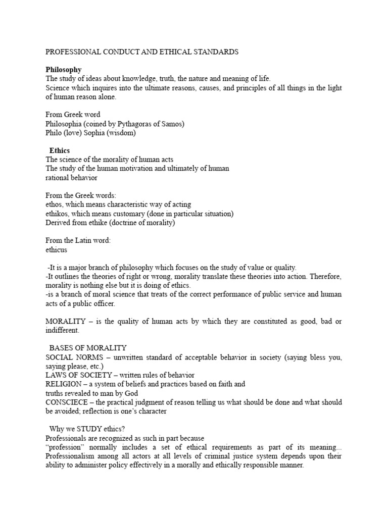 Crimsoc Ethics | PDF | Oath Of Office | Courage