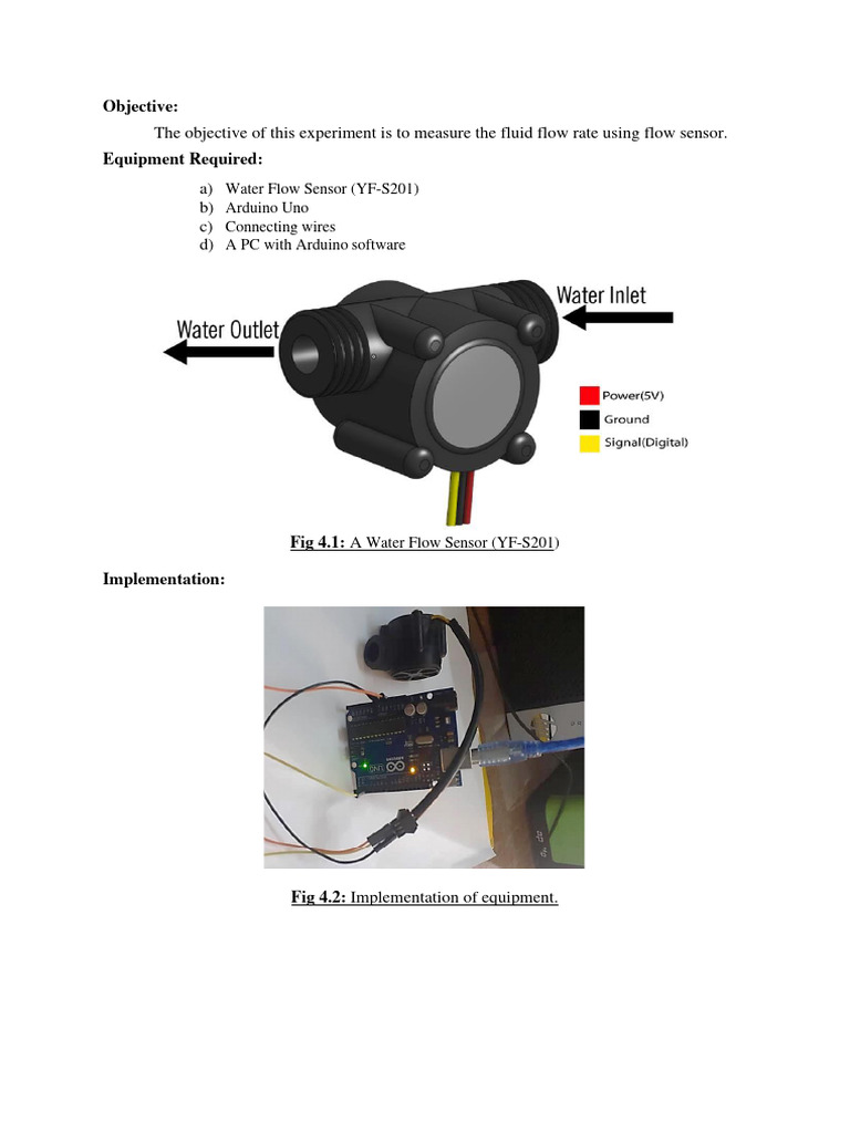 Measurement of fluid flow rate | PDF | Equipment | Physical Sciences