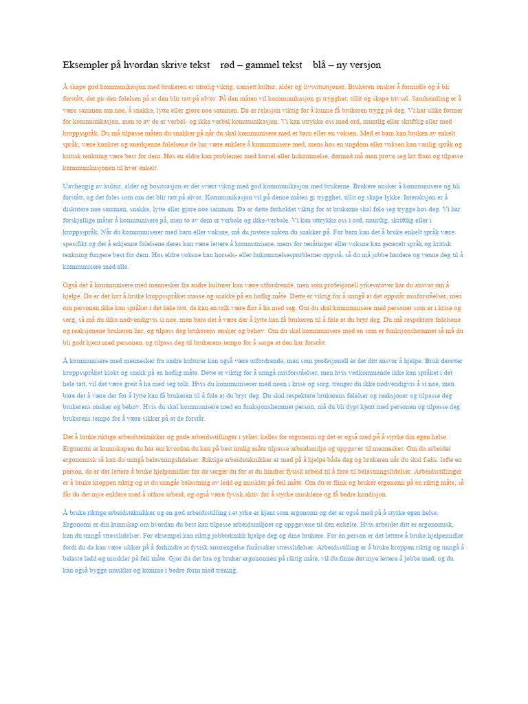 Eksempler på tekster | PDF