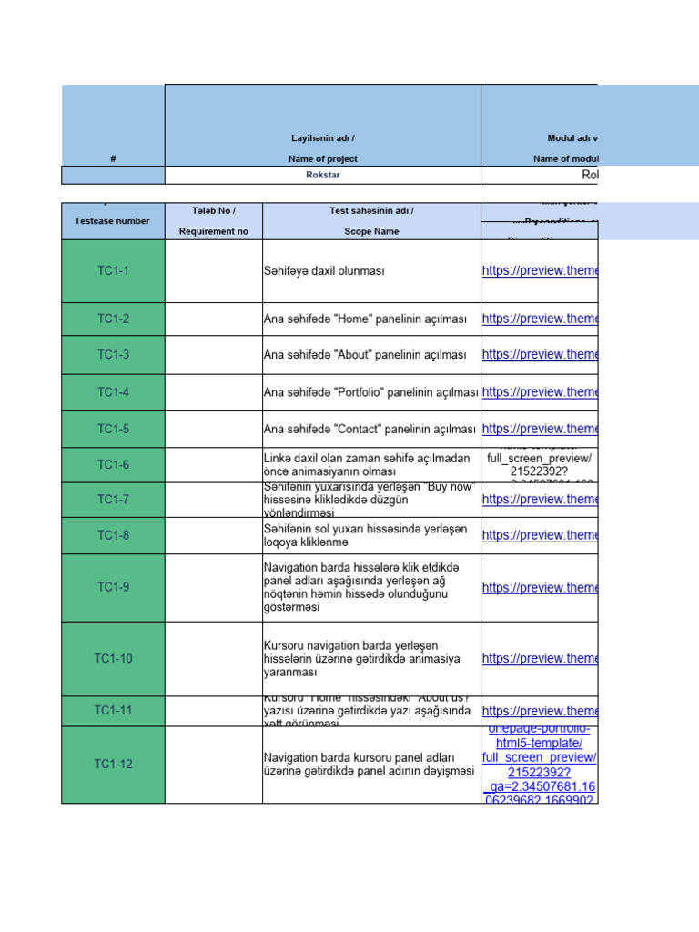 Test Case and Check List | PDF
