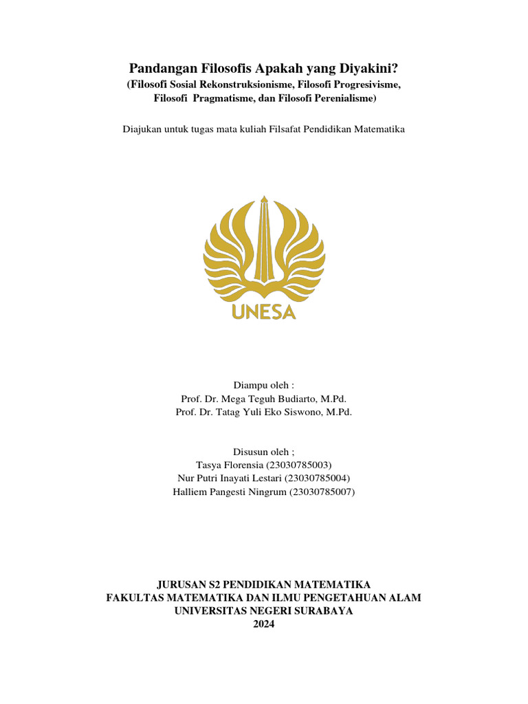 Makalah - Tugas 4 - Filsafat - Kel 4 | PDF | Ilmu Sosial | Filsafat