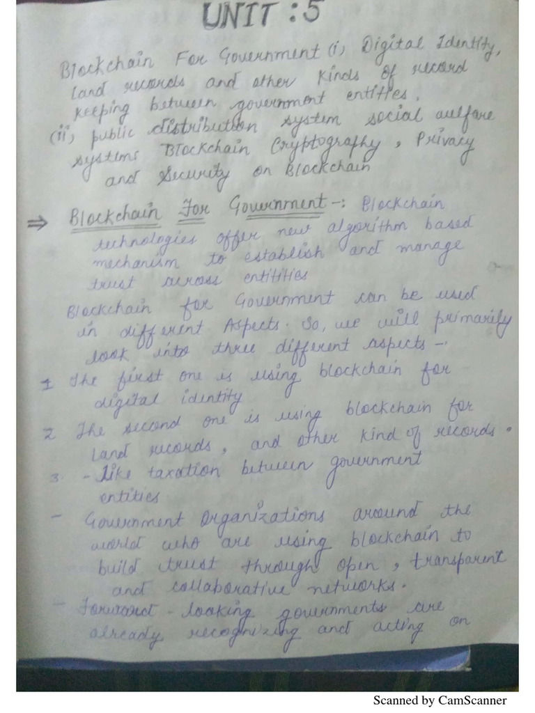 Blockchain unit 5 | PDF