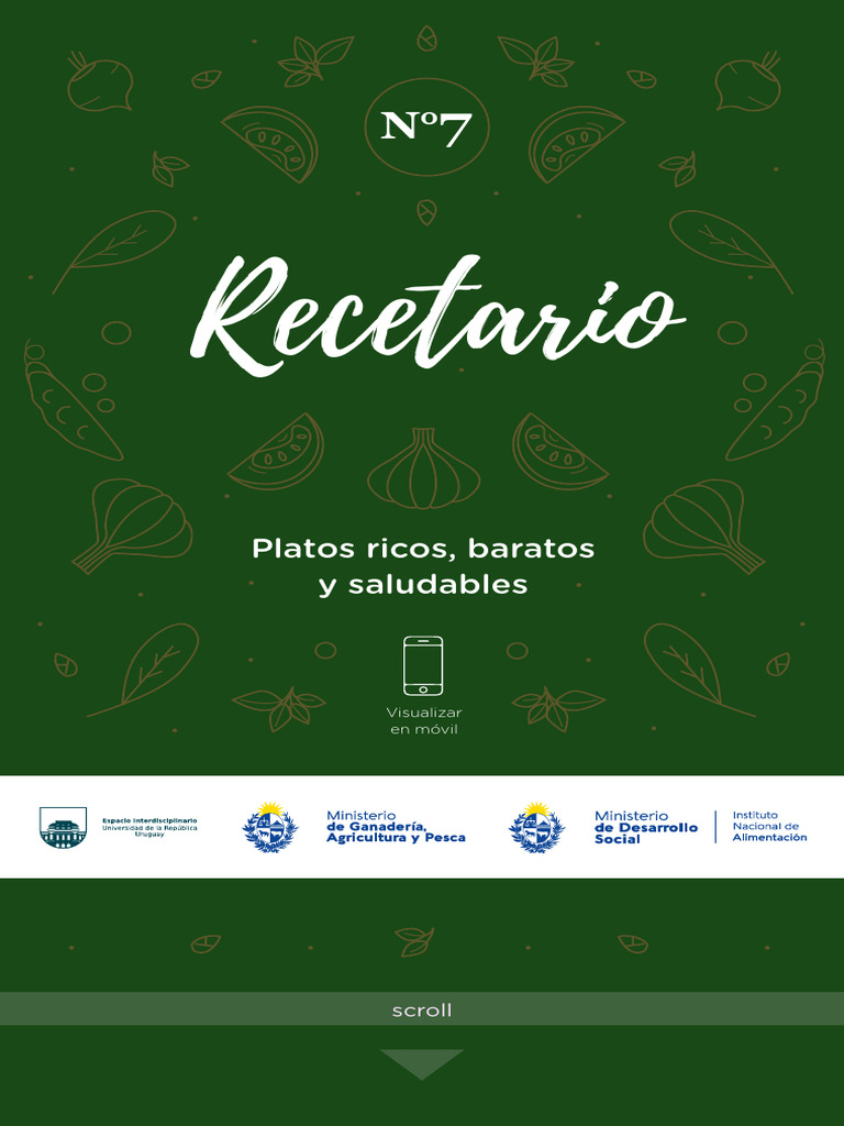 Recetario Quincenal 7 | PDF | ensalada | Vegetales