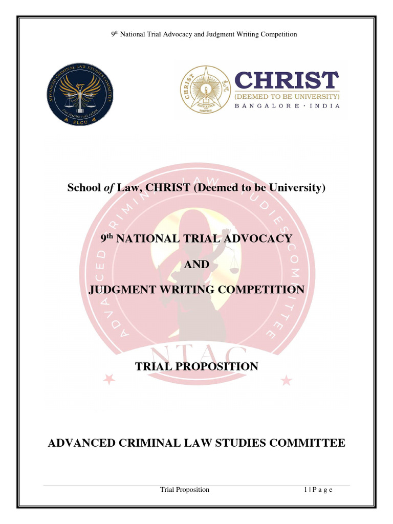 9th-NTAC-2023-24_TRIAL-PROPOSITION | PDF | Trials | Bail