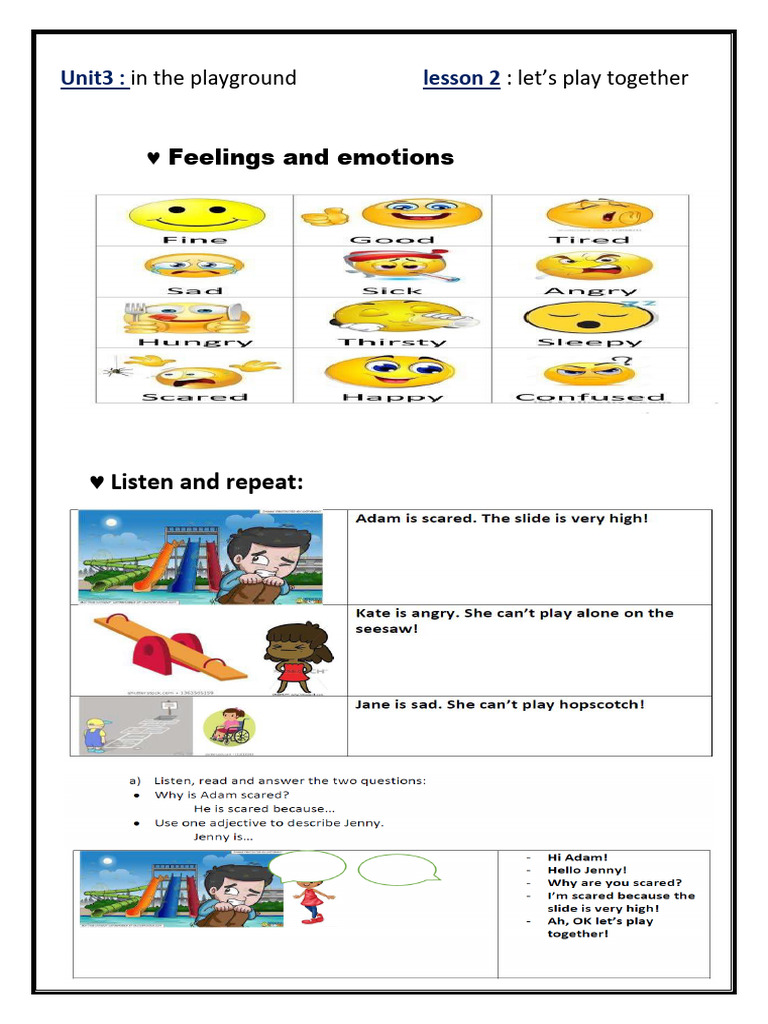 Unit3 Lesson 2 | PDF