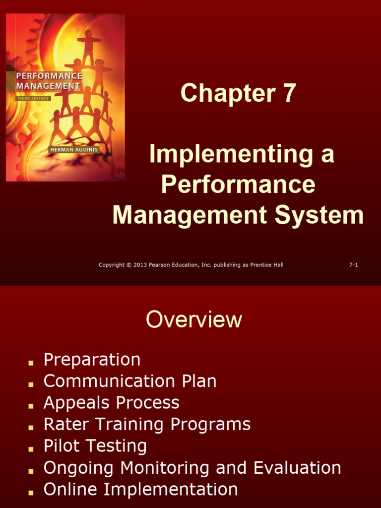 Chapter 7 Implementing A Performance Management System | PDF | Performance Appraisal | Cognitive ...