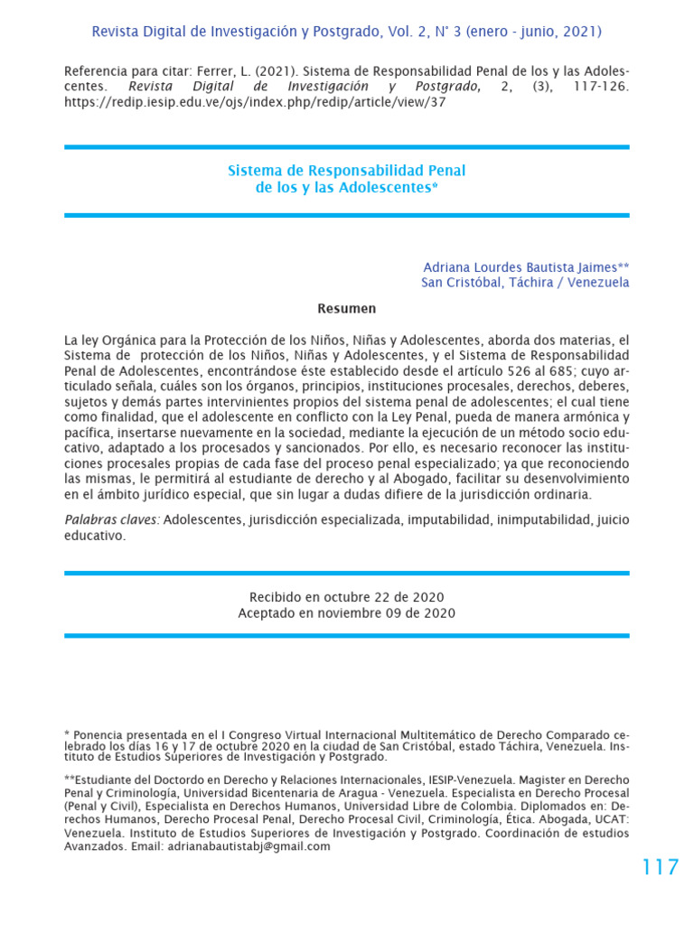 Pon +5 | PDF | Derecho penal | Derechos de los niños
