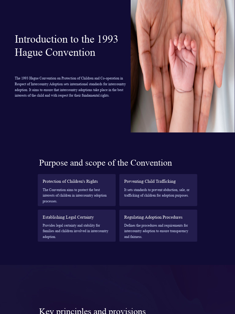 Hague Convention On International Child Adoption | PDF | Best Interests ...