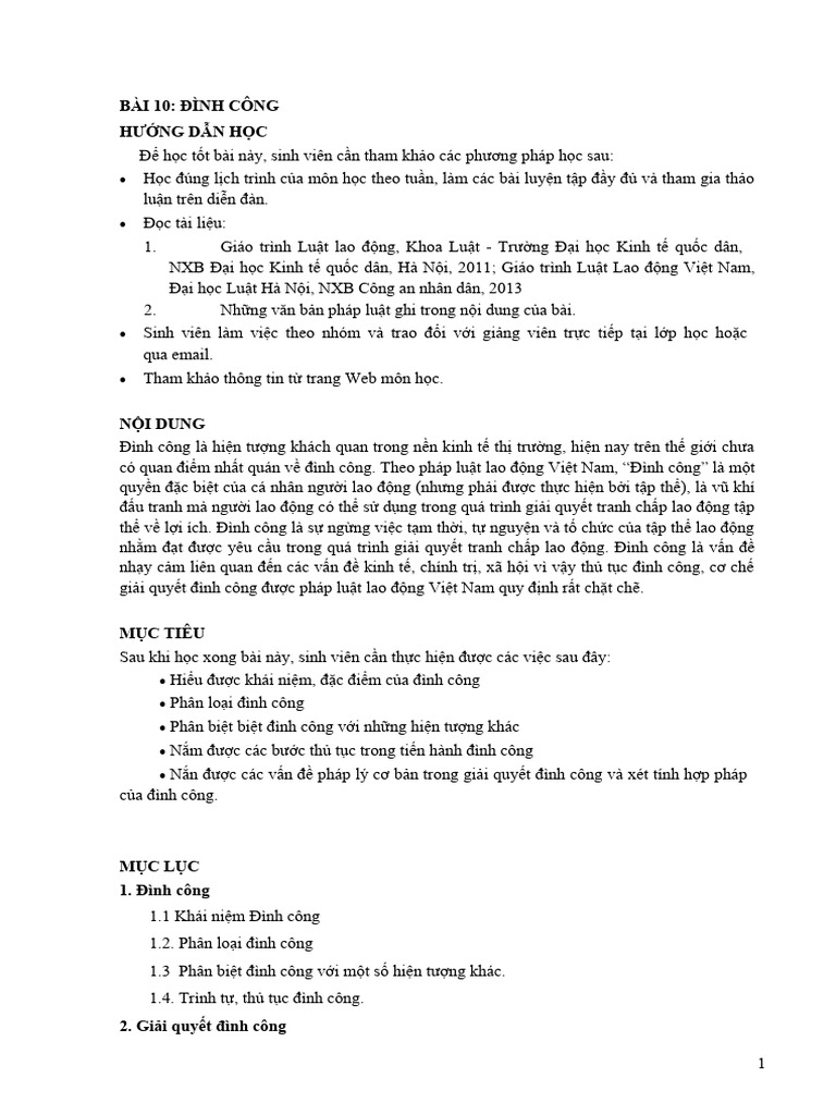 BAI 9_LUAT LAO DONG | PDF