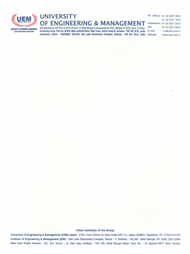 UEM LetterHead | PDF