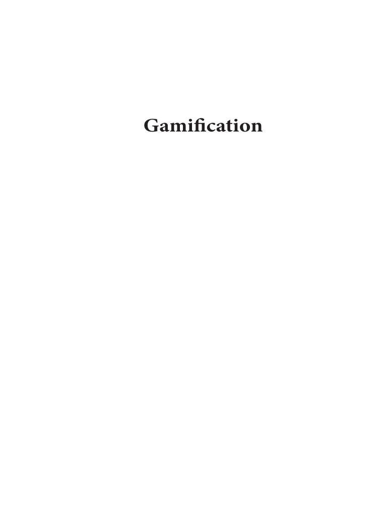 Gamification | PDF | Motivation | Motivational