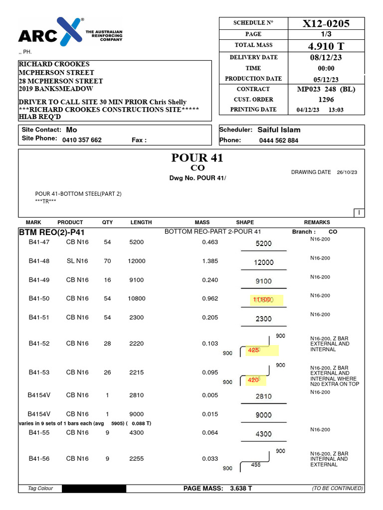 Review Debit List Sequence According To Final Quantity Report - MP023-248-X12-0205 | PDF