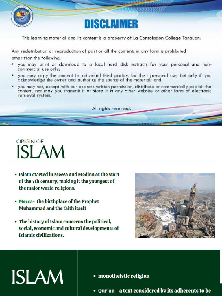 Ppt About Islam | PDF | Abrahamic Religions