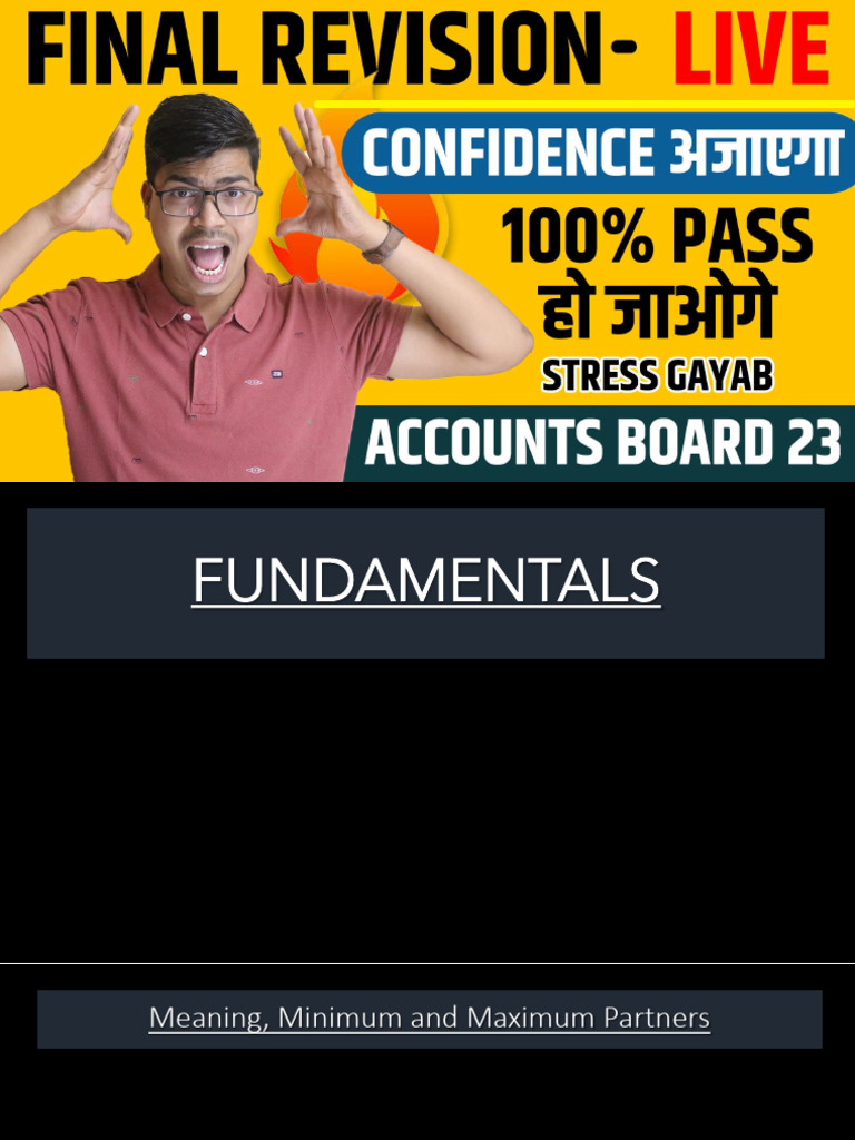 One Shot Accounts Live Sunil Panda | PDF | Goodwill (Accounting) | Book ...