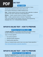 Infosys Hack With Infy Preparation | PDF | Dynamic Programming | String (Computer Science)