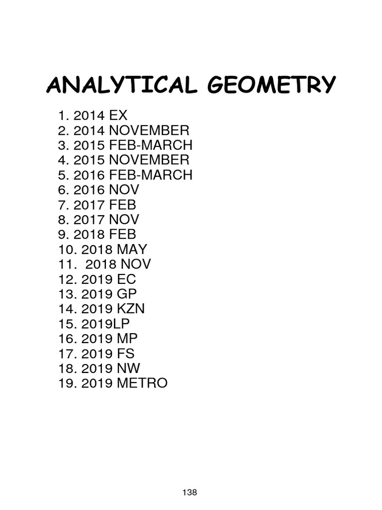 2024 Analytic PP Memo | PDF | Mathematical Analysis | Elementary ...