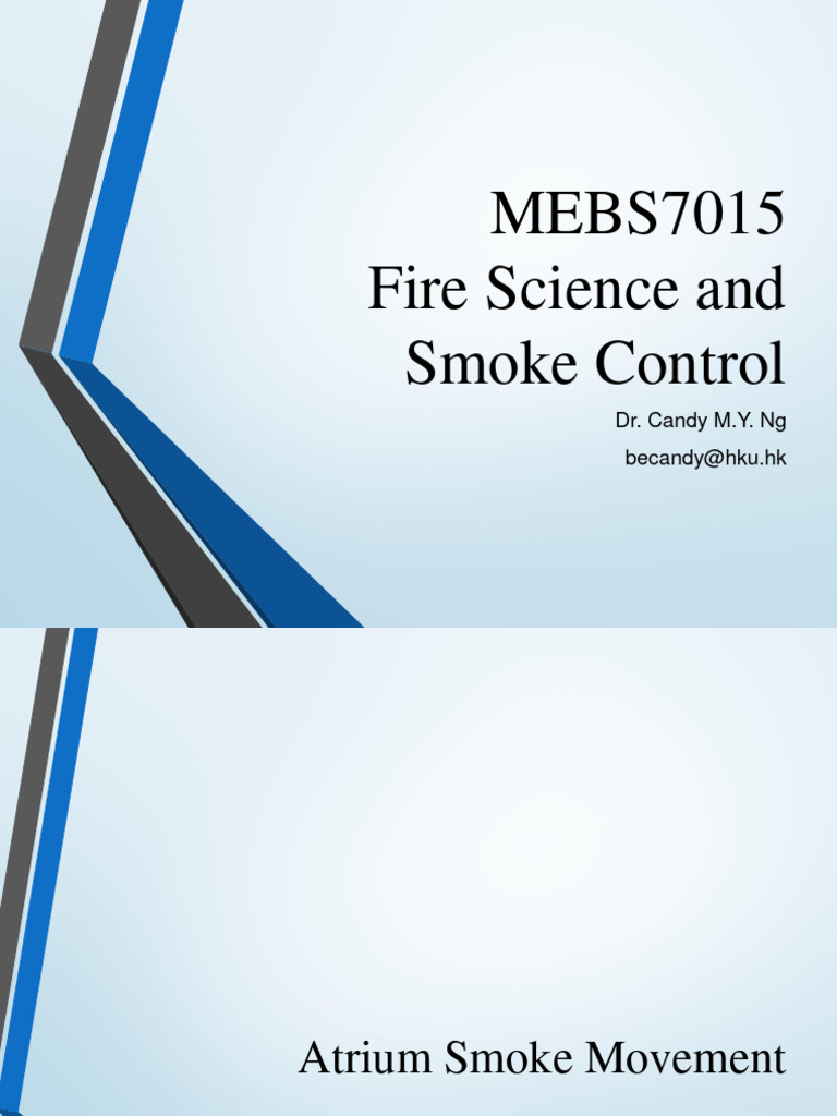 Atrium Smoke Control & Fire Science | PDF | Smoke | Continuum Mechanics